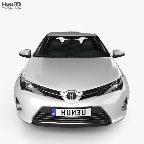 Toyota Auris hatchback 2016 3D model - Download Hatchback on 3DModels.org