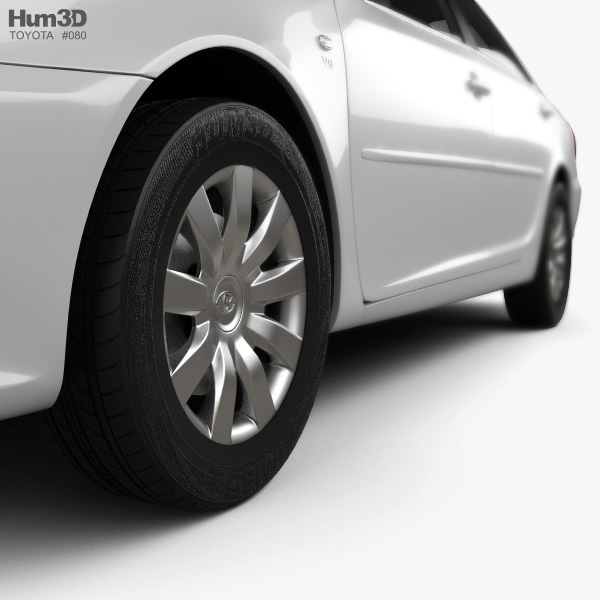 Toyota Camry (XV30) 2006 3D model - Download Sedan on 3DModels.org