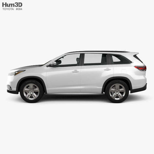 Toyota Highlander 2016 3D model - Download Crossover SUV on 3DModels.org