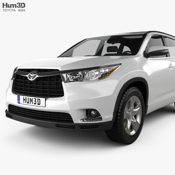Toyota Highlander 2016 Modelo 3D - Descargar Crossover SUV activado ...
