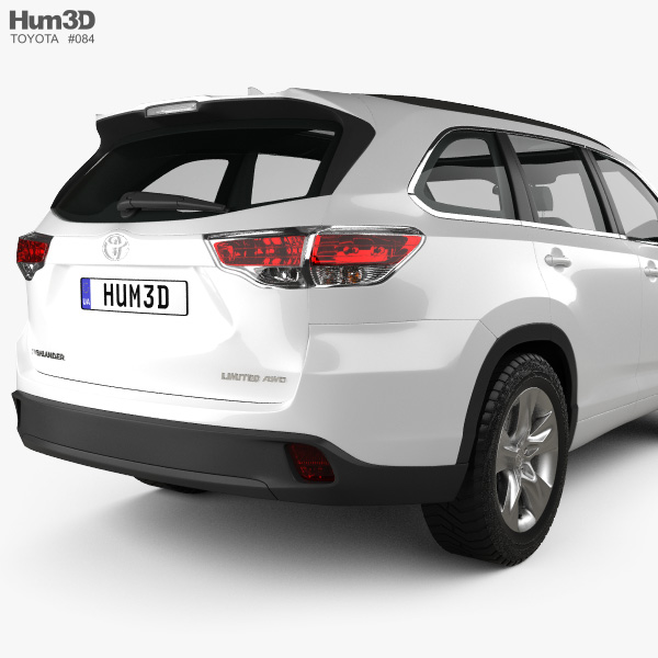 Toyota Highlander 2016 Modelo 3D - Descargar Crossover SUV activado ...