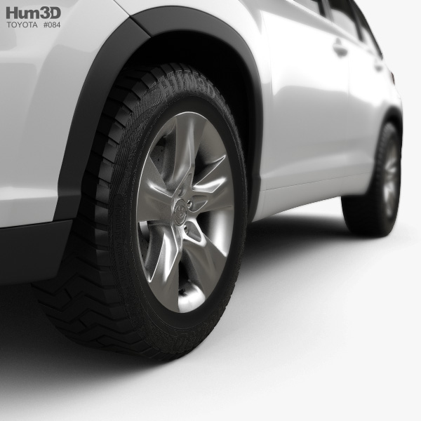 Toyota Highlander 2016 Modelo 3D - Descargar Crossover SUV activado ...