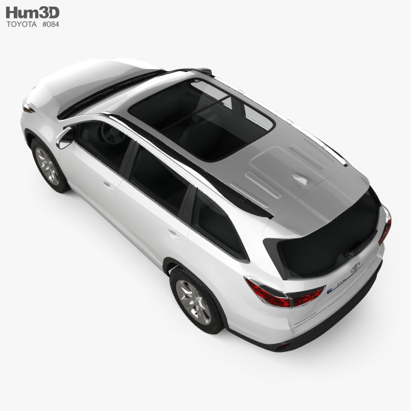 Toyota Highlander 2016 3D model - Download Crossover SUV on 3DModels.org