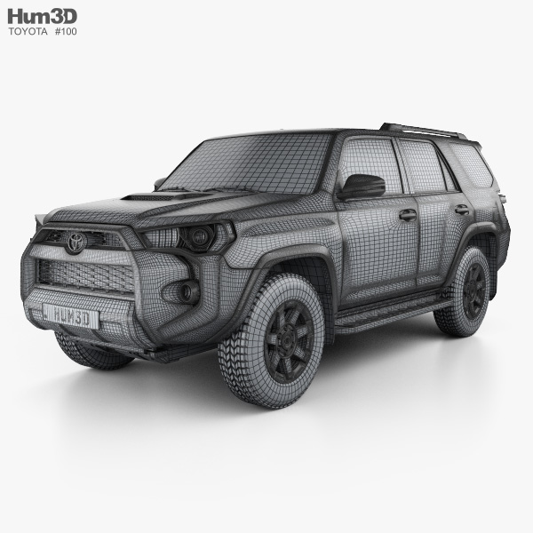 Toyota 4Runner 2016 3D model - Download Crossover SUV on 3DModels.org