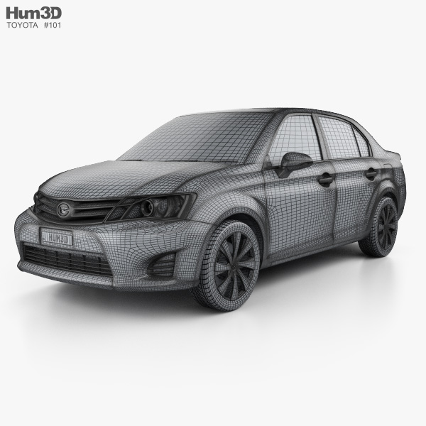 Toyota Corolla Axio 2015 3D model - Download Sedan on 3DModels.org