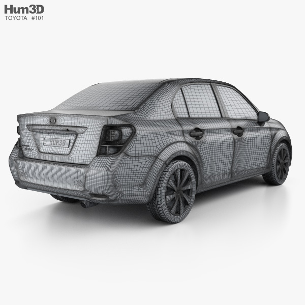 Toyota Corolla Axio 2015 3D model - Download Sedan on 3DModels.org