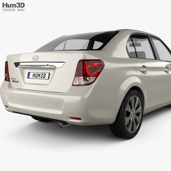 Toyota Corolla Axio 2015 3D model - Download Sedan on 3DModels.org