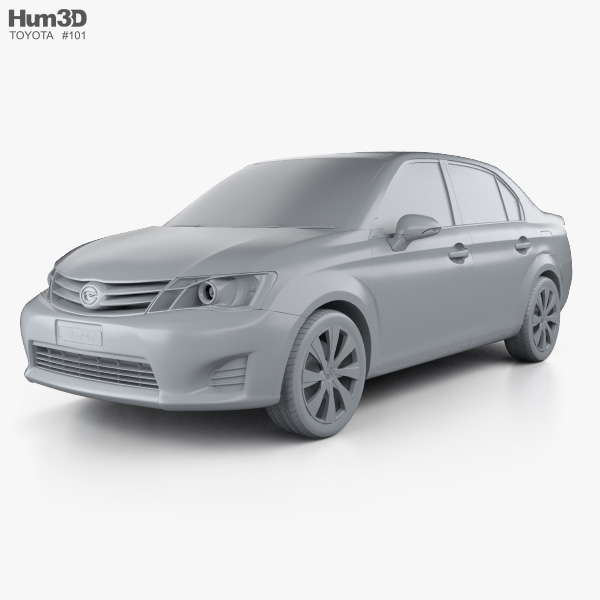 Toyota Corolla Axio 2015 3D model - Download Sedan on 3DModels.org