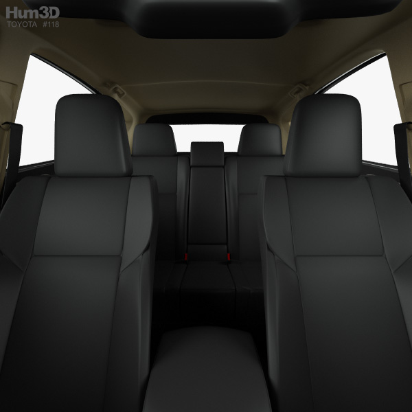 Toyota RAV4 with HQ interior 2016 3D model - Download Crossover SUV on ...