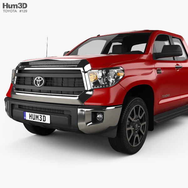 Toyota Tundra Double Cab 2016 3D model - Download Pickup on 3DModels.org
