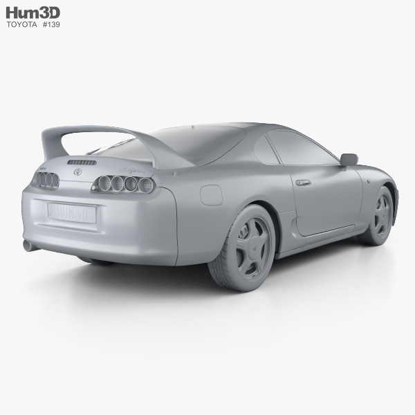 Toyota Supra 2002 3D model - Download Sports car on 3DModels.org