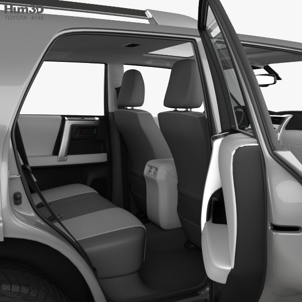 Toyota 4Runner con interior 2013 Modelo 3D - Descargar Crossover SUV on ...