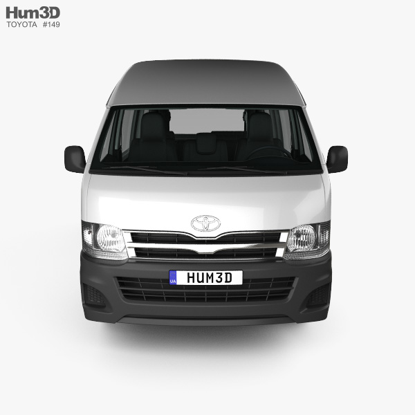 Toyota HiAce Super Long Wheel Base with HQ interior 2014 3D model ...
