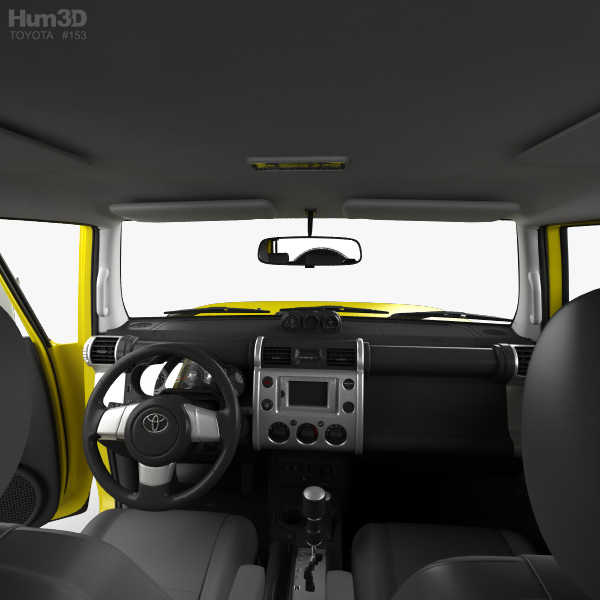 Toyota FJ Cruiser with HQ interior 2014 3D model - Download Crossover ...