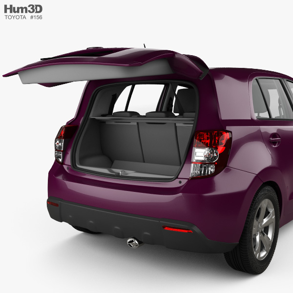 Toyota Urban Cruiser 인테리어 가 있는 2014 3D 모델 - 다운로드 Hatchback on 3DModels.org