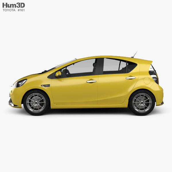 Toyota Aqua G Sports 2014 3D model - Download Hatchback on 3DModels.org