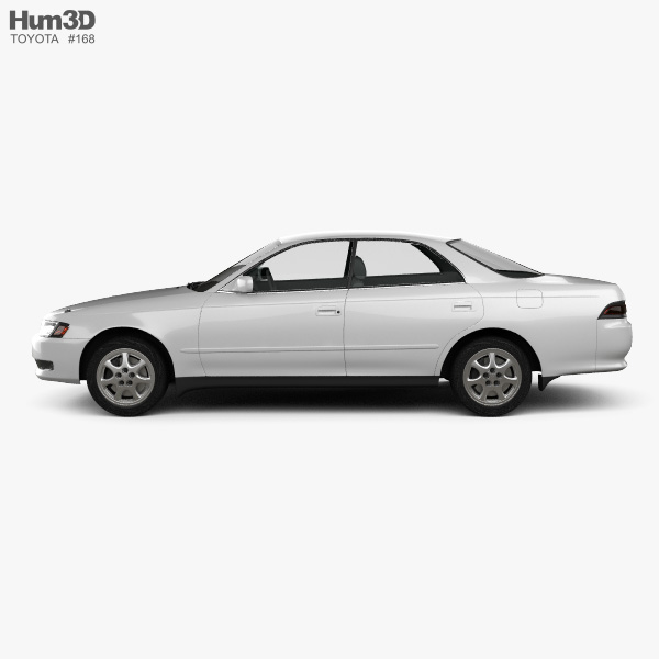 Toyota Mark II (X90) 1996 3D model - Download Sedan on 3DModels.org