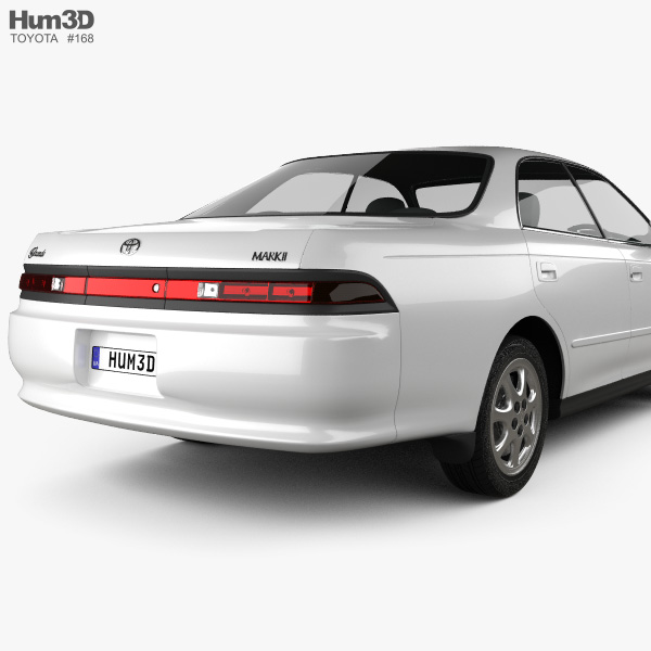 Toyota Mark II (X90) 1996 3D model - Download Sedan on 3DModels.org