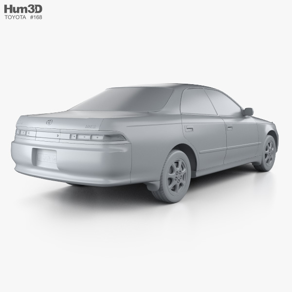 Toyota Mark II (X90) 1996 3D model - Download Sedan on 3DModels.org