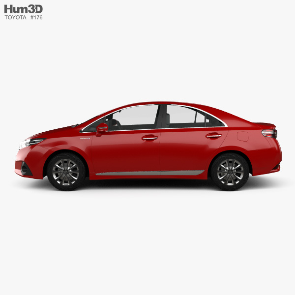 Toyota Sai G 2016 3D model - Download Sedan on 3DModels.org