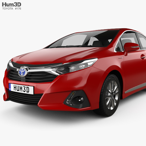 Toyota Sai G 2016 3D model - Download Sedan on 3DModels.org