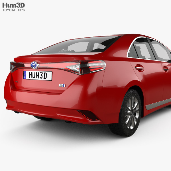 Toyota Sai G 2016 3D model - Download Sedan on 3DModels.org