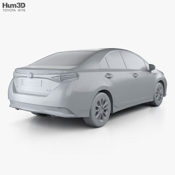 Toyota Sai G 2016 3D model - Download Sedan on 3DModels.org