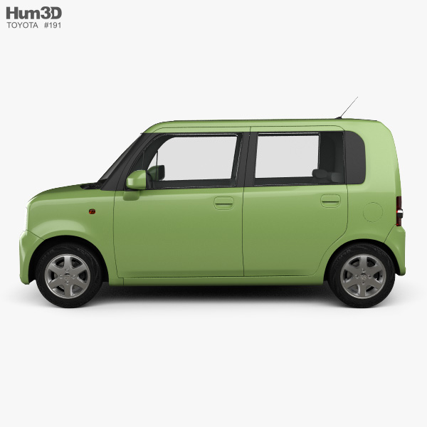 Toyota Pixis Space 2014 3D model - Download Hatchback on 3DModels.org