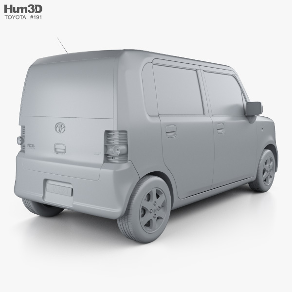 Toyota Pixis Space 2014 3D model - Download Hatchback on 3DModels.org