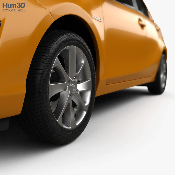 Toyota Prius C 2018 3D model - Download Hatchback on 3DModels.org