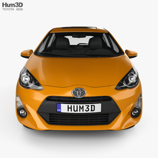 Toyota Prius C 2018 3D model - Download Hatchback on 3DModels.org