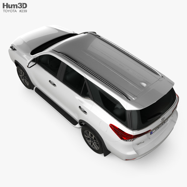 Toyota Fortuner 2019 3D model - Download Crossover SUV on 3DModels.org