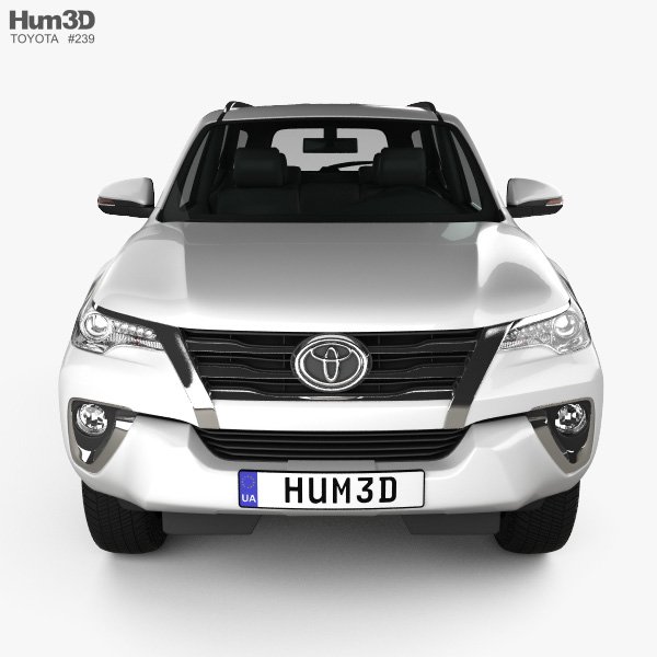 Toyota Fortuner 2019 3D model - Download Crossover SUV on 3DModels.org