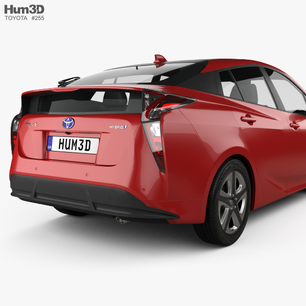 Toyota Prius 2018 3D model - Download Hatchback on 3DModels.org