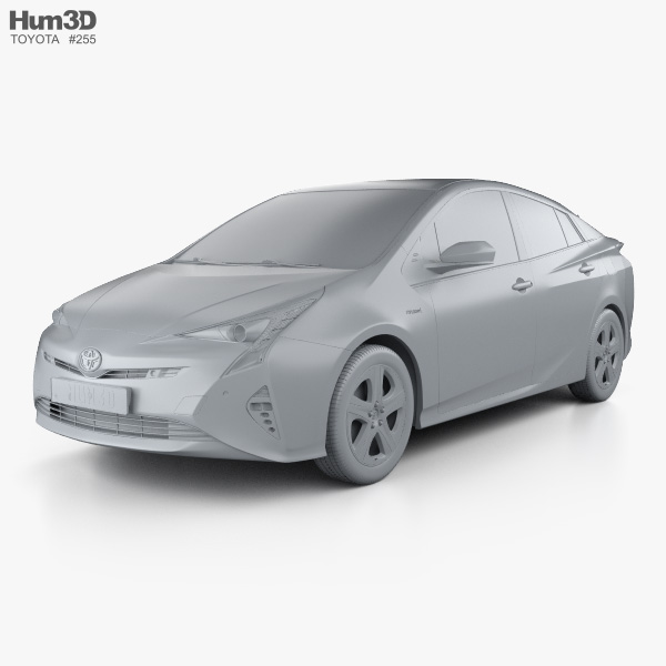 Toyota Prius 2018 3D model - Download Hatchback on 3DModels.org