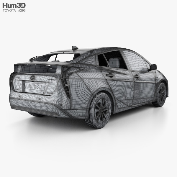 Toyota Prius Iconic 2018 3D model - Download Hatchback on 3DModels.org
