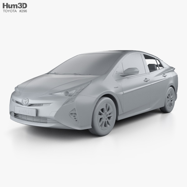 Toyota Prius Iconic 2018 3D model - Download Hatchback on 3DModels.org