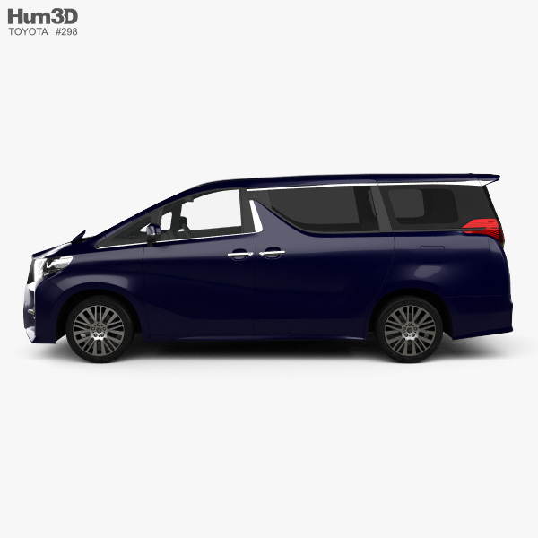 Toyota Alphard 2018 3D model - Download Van on 3DModels.org