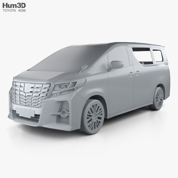 Toyota Alphard 2018 3D model - Download Van on 3DModels.org