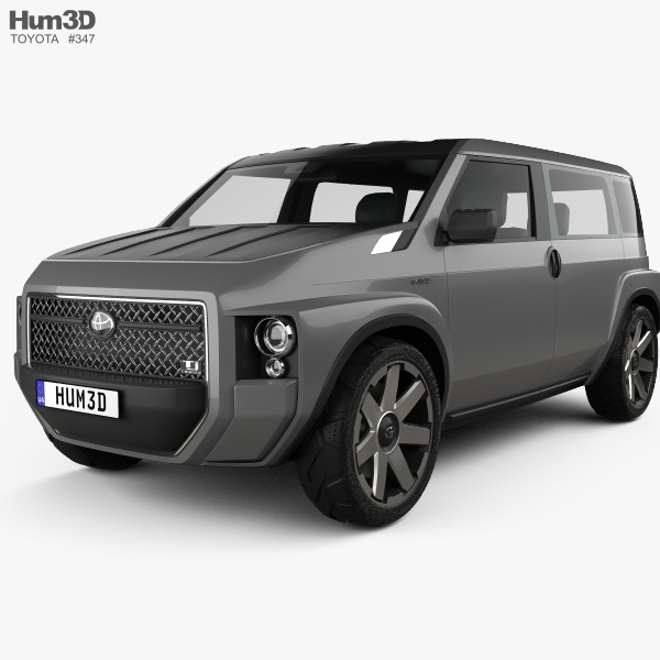Toyota Tj Cruiser 2019 3D 모델 - 다운로드 Van on 3DModels.org