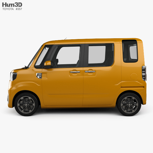 Toyota Pixis Mega 2016 3D model - Download Van on 3DModels.org