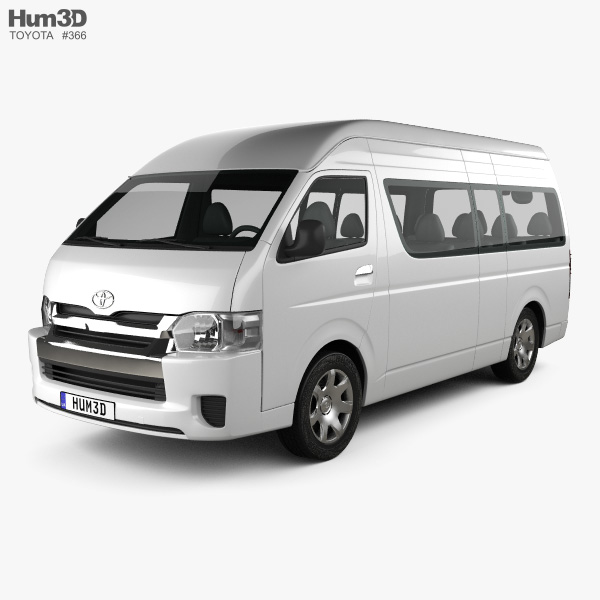 Hiace passenger van 3D Models Download - 3DModels.org