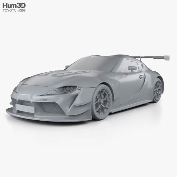 Toyota Supra Racing 2022 3D 모델 - 다운로드 Sports car on 3DModels.org
