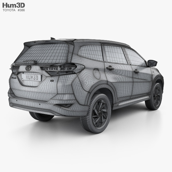 Toyota Rush S 2021 Modelo 3D - Descargar Crossover SUV activado ...