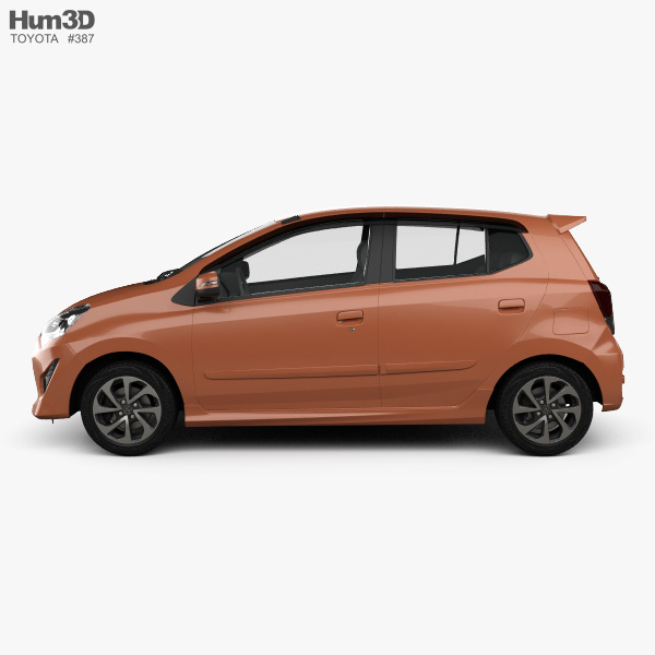 Toyota Wigo G 2021 3D model - Download Hatchback on 3DModels.org