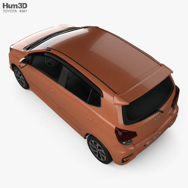 Toyota Wigo G 2021 3D model - Download Hatchback on 3DModels.org