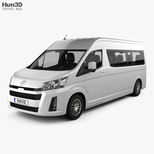 Hiace passenger van 3D模型 下载 - 3DModels.org
