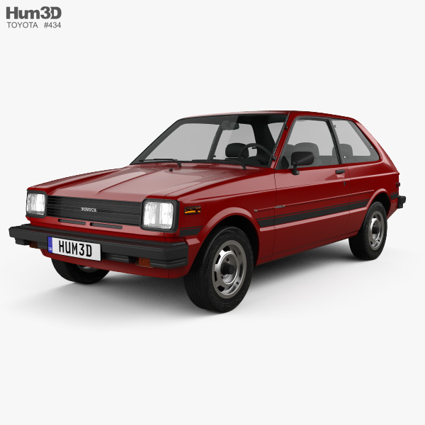 Toyota Starlet 3D Models Download - 3DModels.org