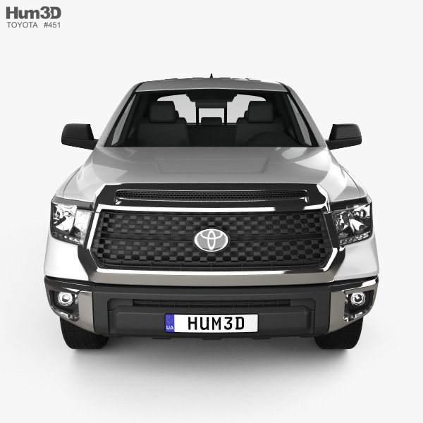 Toyota Tundra Double Cab SR5 2017 3D model - Download Pickup on ...