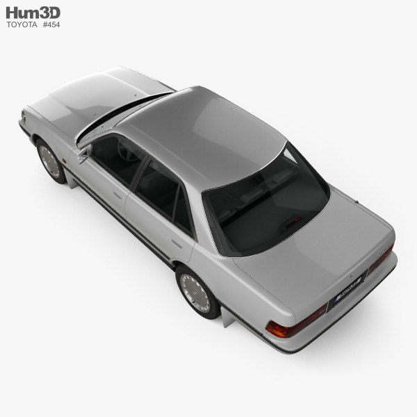 Toyota Cressida 1992 3D model - Download Sedan on 3DModels.org